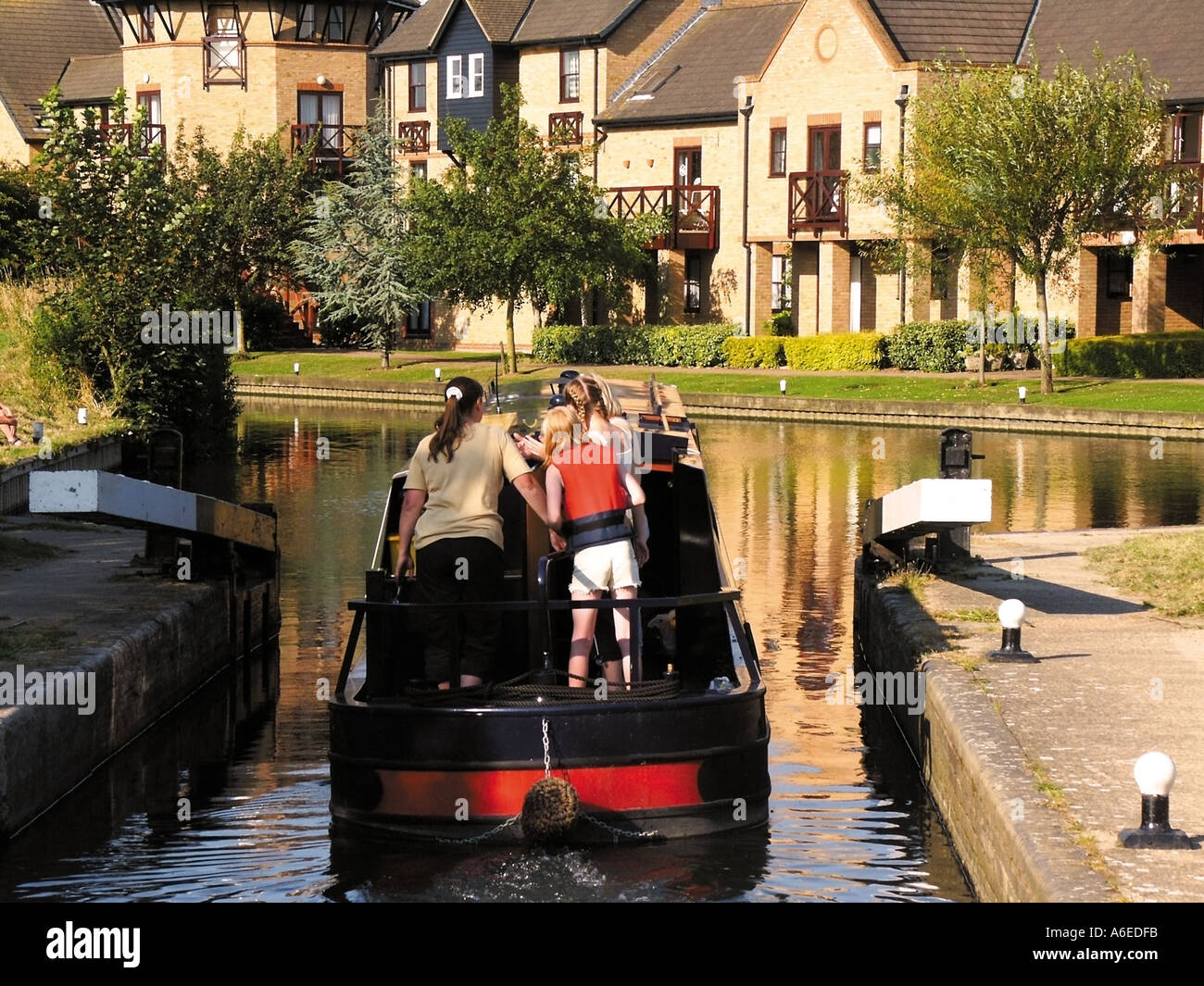 hertfordshire river stort sawbridgeworth Stock Photo - Alamy