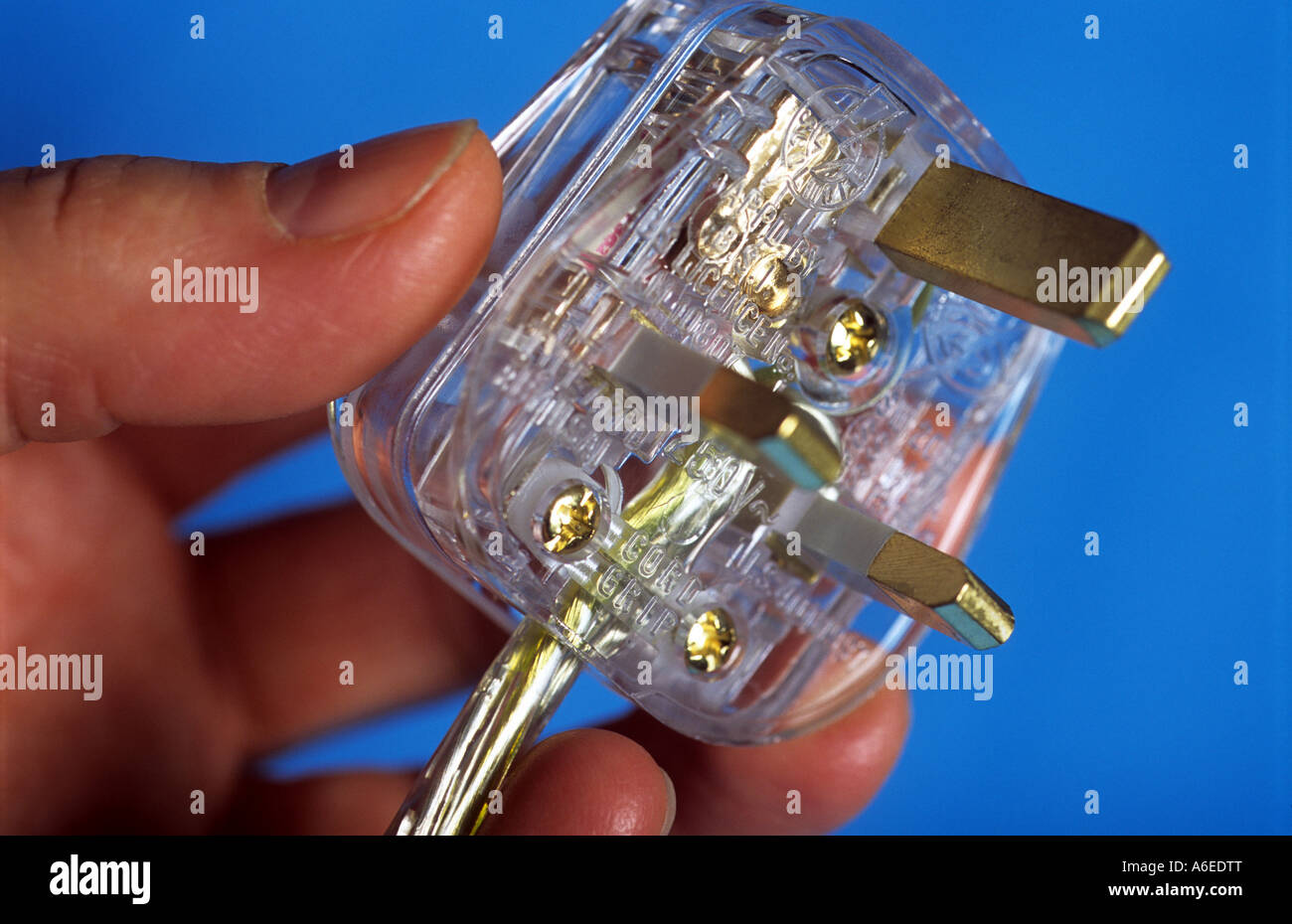 Domestic British 3-pin electrical plug Stock Photo - Alamy