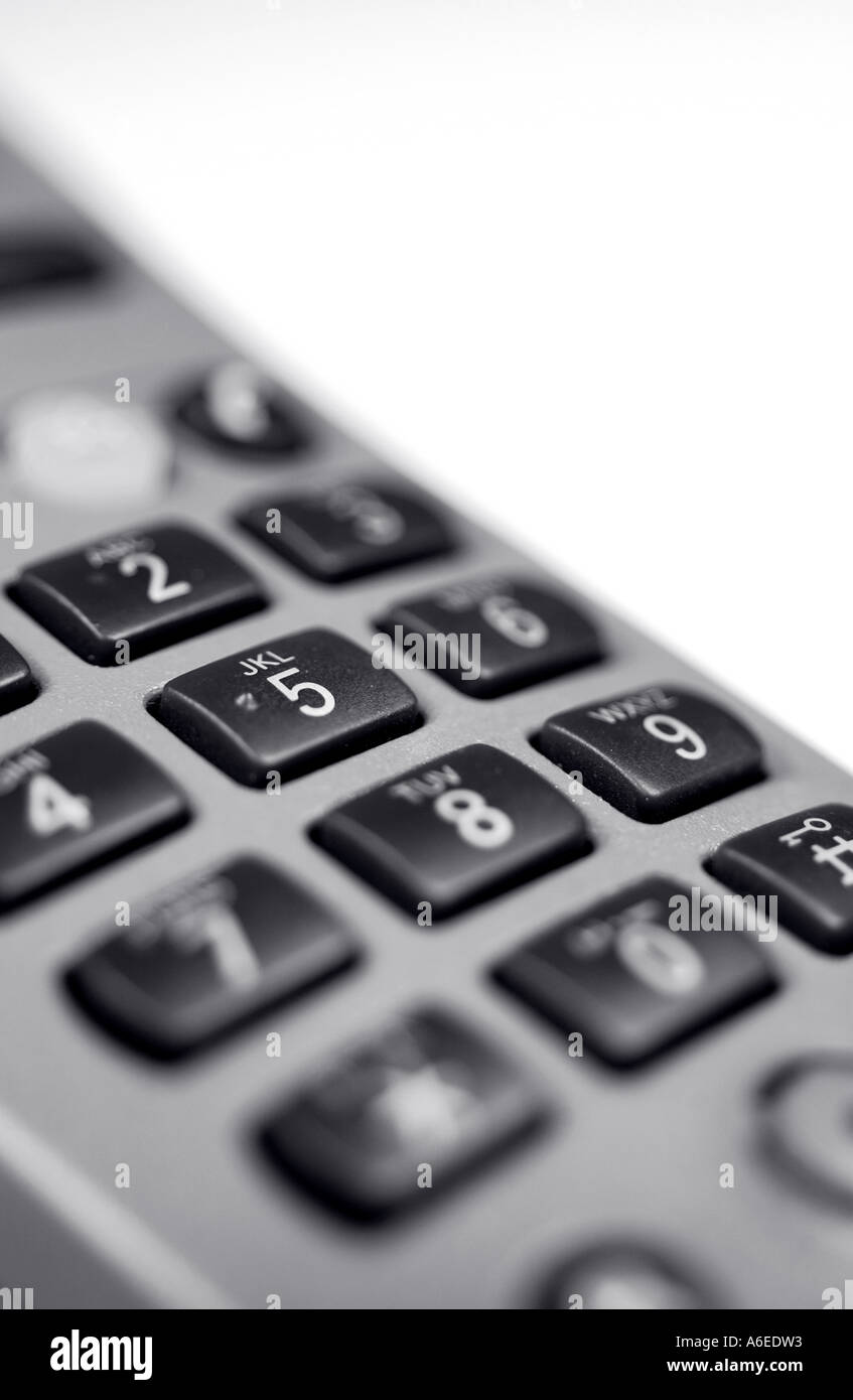 Mobile phone keypad Stock Photo - Alamy
