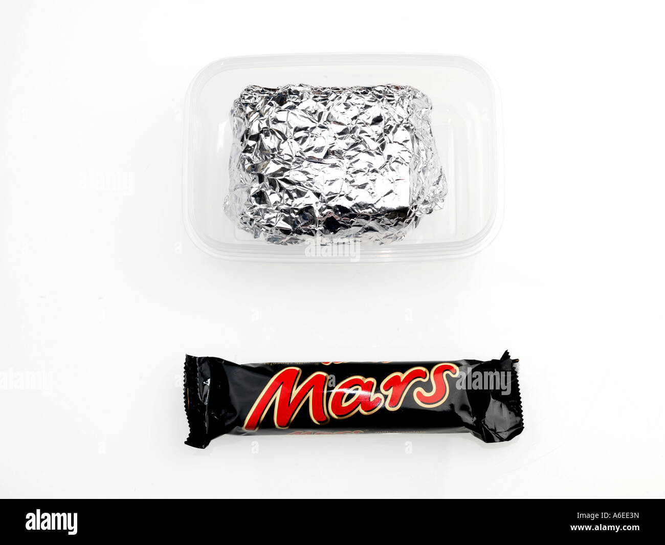Chocolate Bar in Lunchbox Stock Photo - Alamy