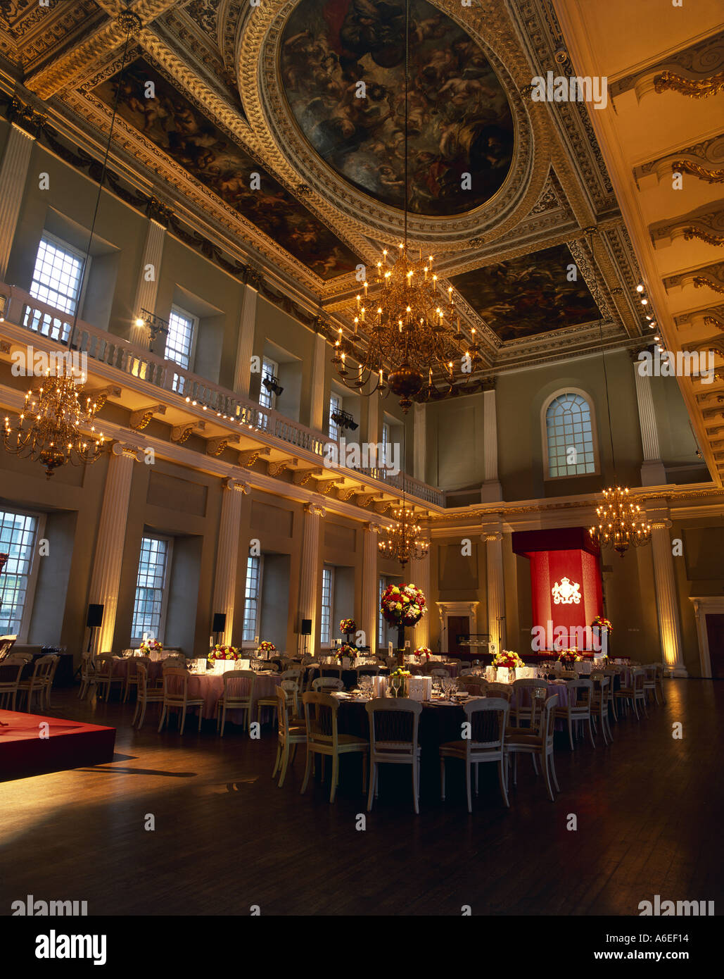 Interior of the the banqueting house hi-res stock photography and ...