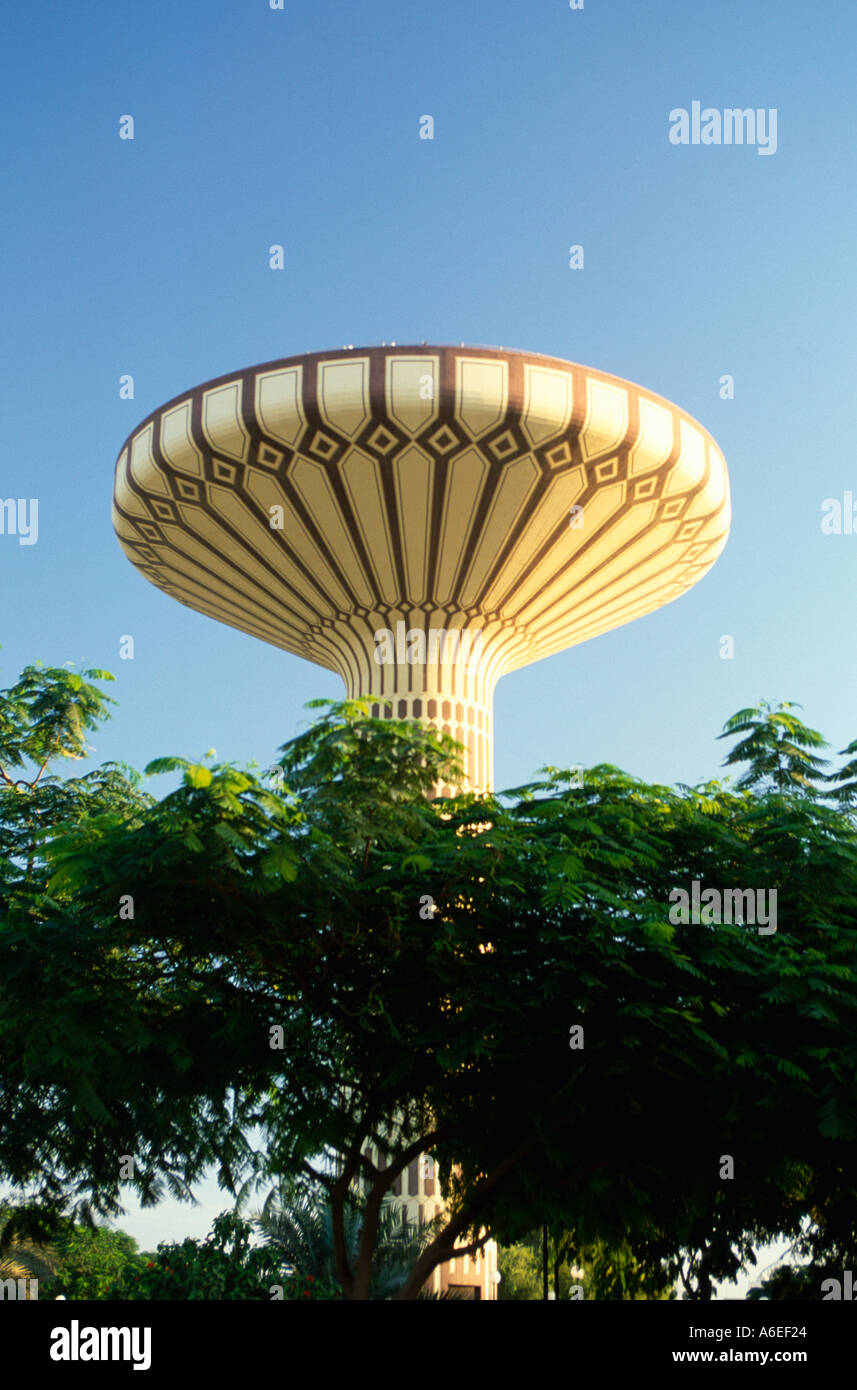 Water tower Dubai United Arab Emirates UAE Stock Photo - Alamy