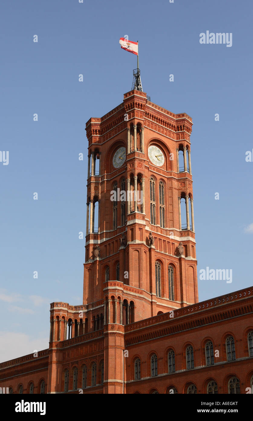 Berlin's Red Town Hall the Rotes Rathaus Stock Photo - Alamy