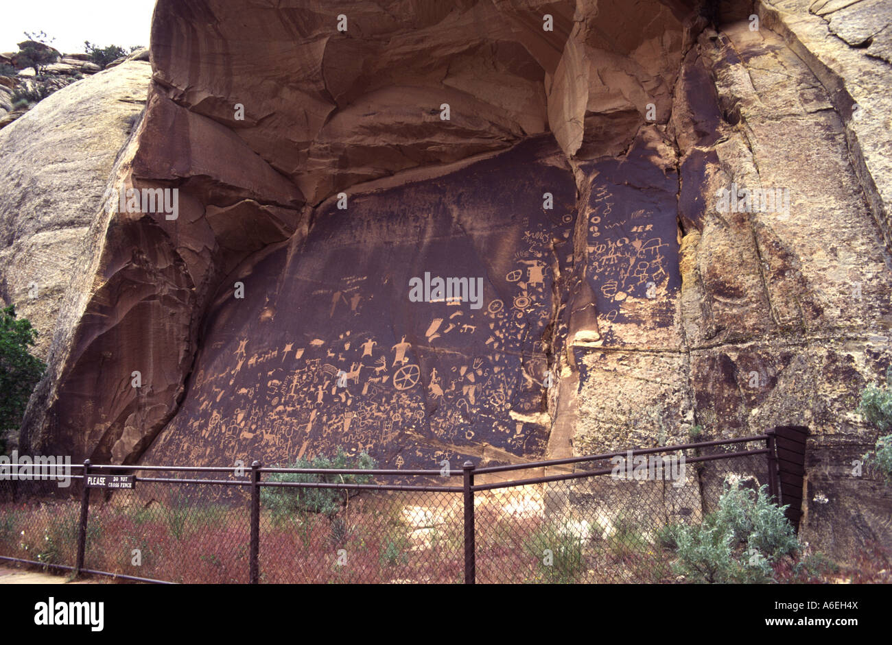 Newspaper Rock National Monument Near Canyonlands National Park. USA ...