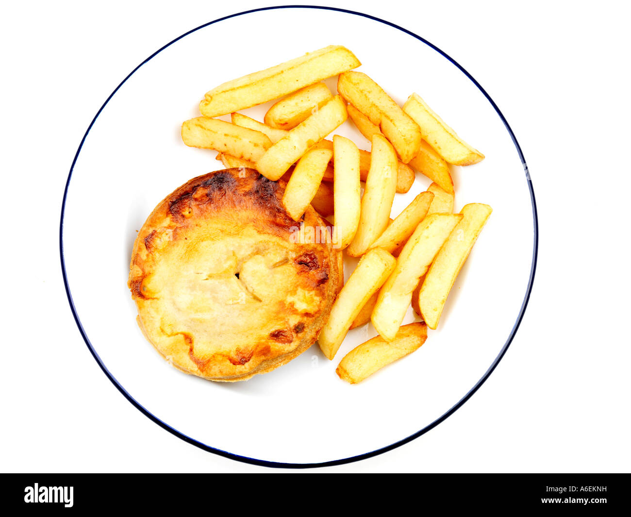 Pie with chips hi-res stock photography and images - Alamy