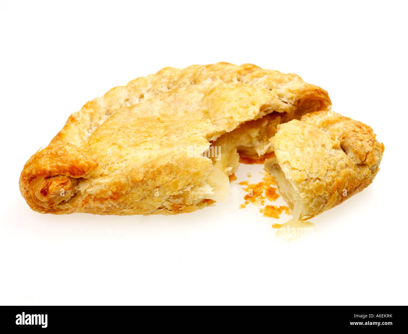 Cheese and Potato Pasty Stock Photo - Alamy