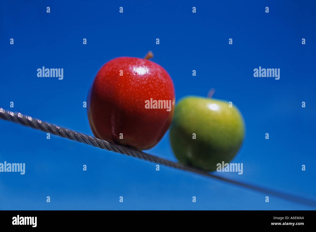 High wire balancing act hi-res stock photography and images - Alamy