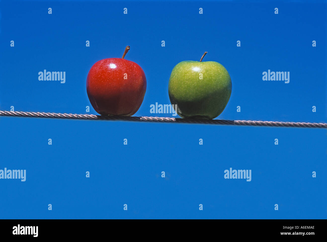 High wire balancing act hi-res stock photography and images - Alamy