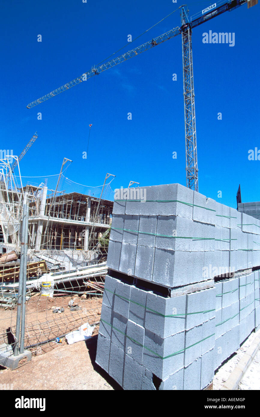 Spanish House Building Construction Project Shut Down By Coronavirus ...