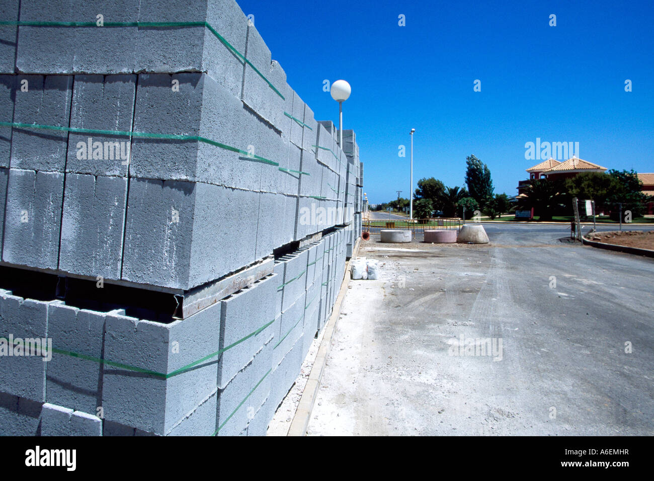 Spanish House Building Construction Project Shut Down By Coronavirus ...