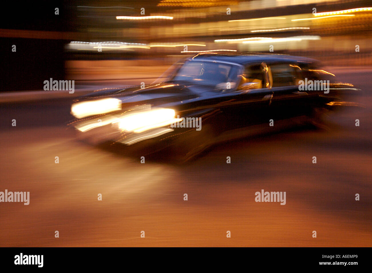 Car at night Stock Photo - Alamy
