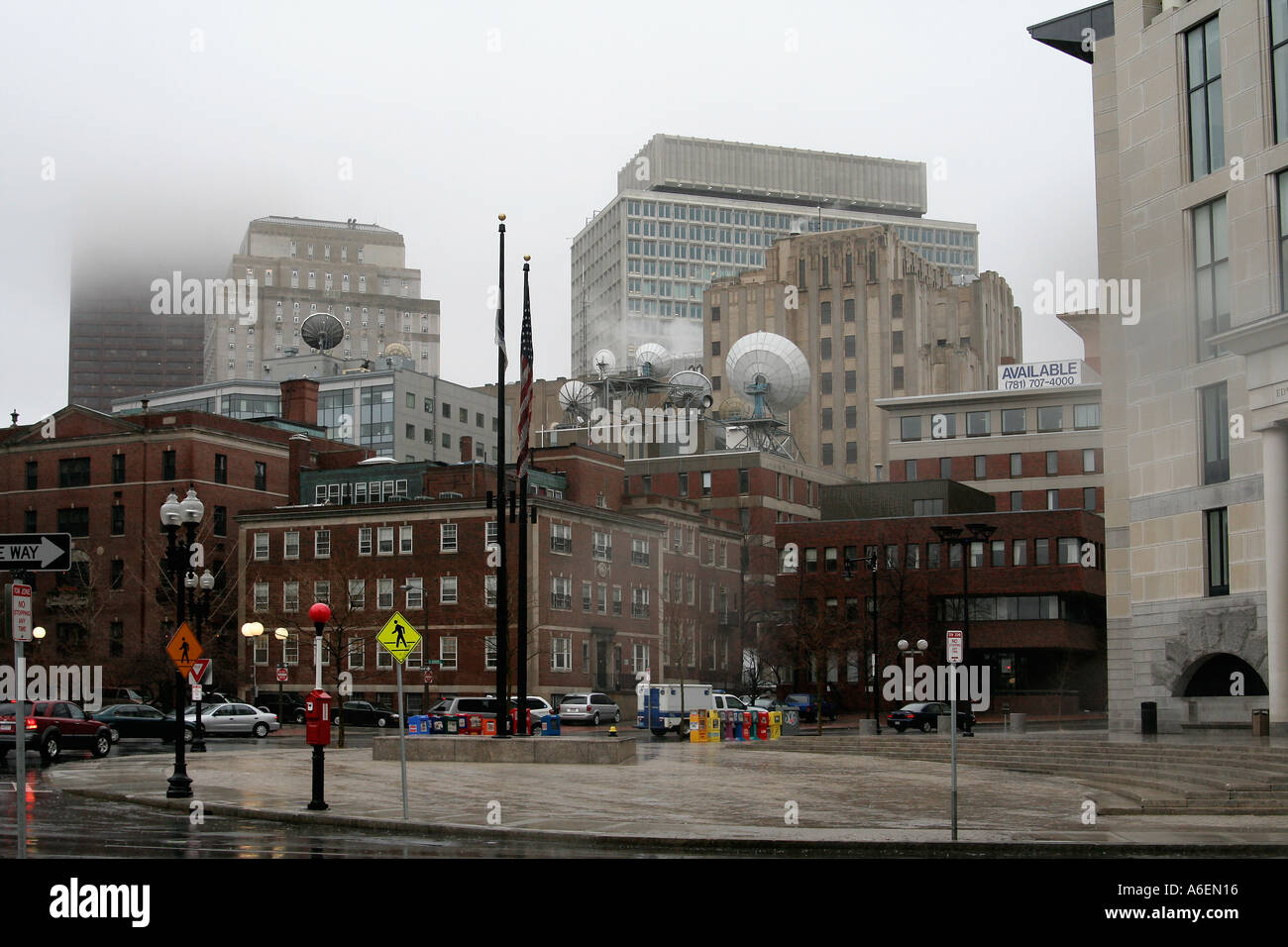 Rainy day in boston hi-res stock photography and images - Alamy