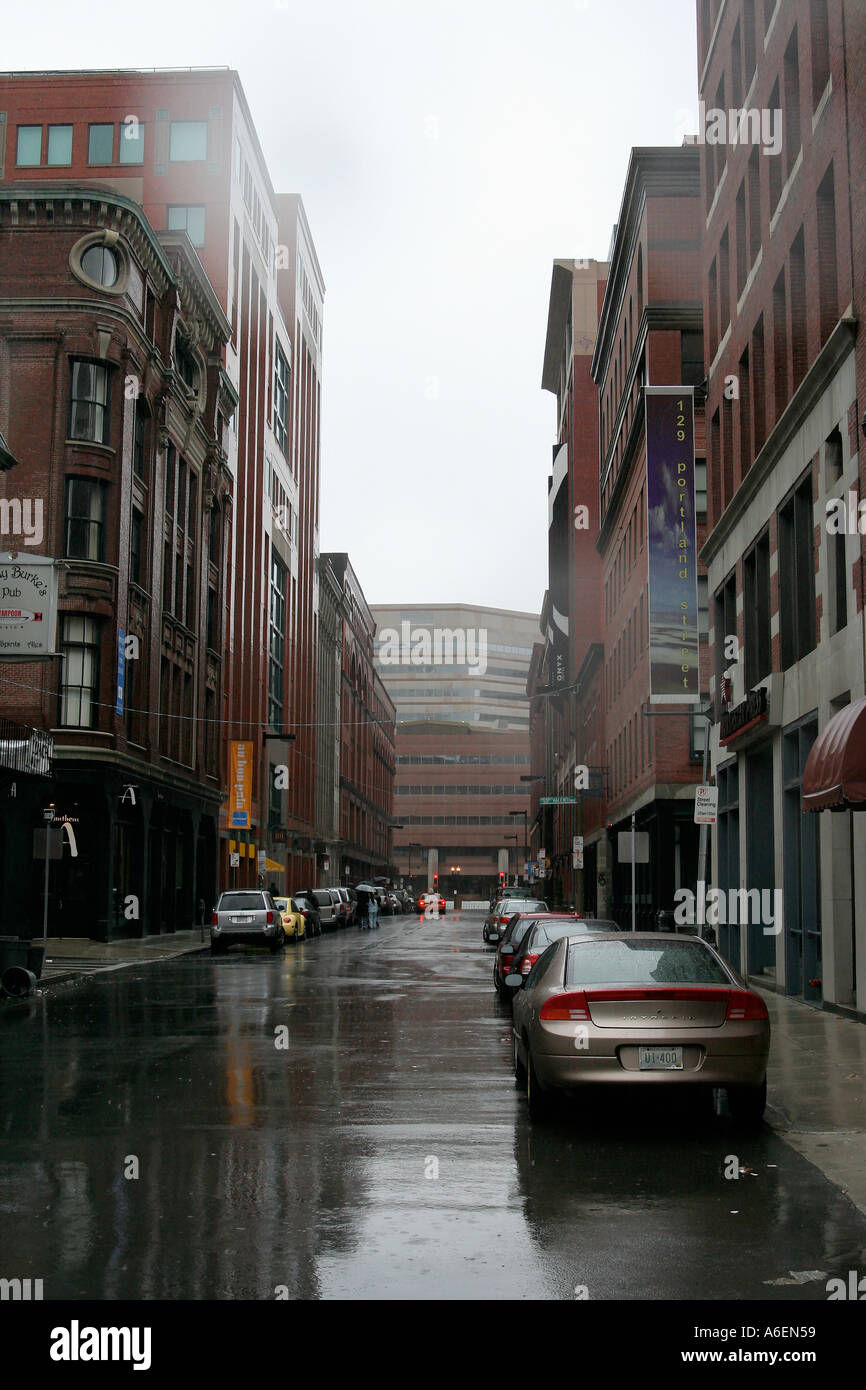 Rainy day in boston hi-res stock photography and images - Alamy