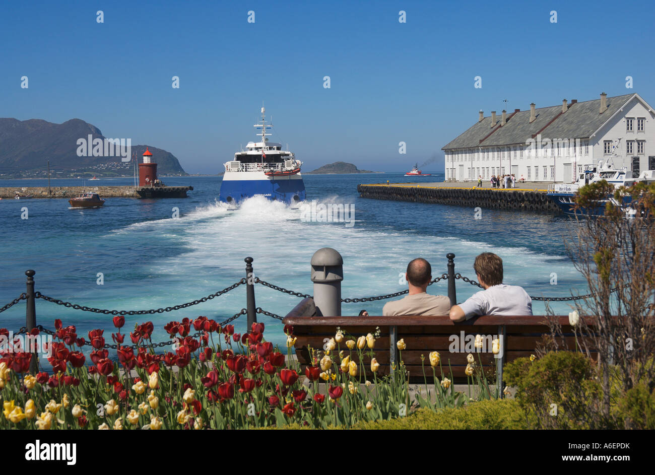Passenger ferry alesund hi-res stock photography and images - Alamy