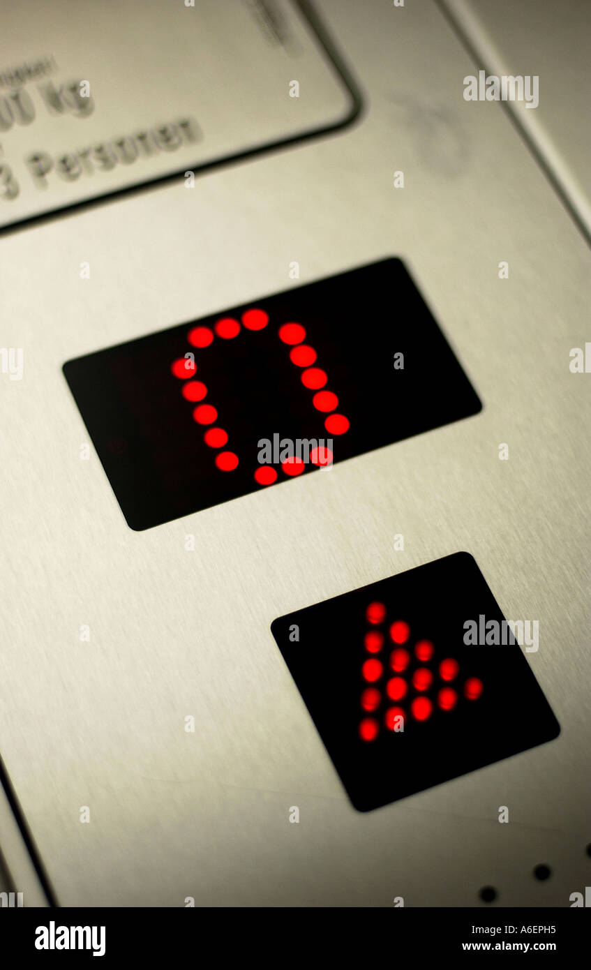 Elevator number hi-res stock photography and images - Alamy
