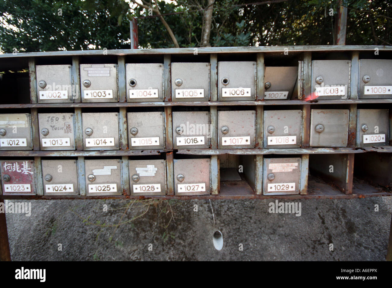 Old letter boxes hi-res stock photography and images - Alamy