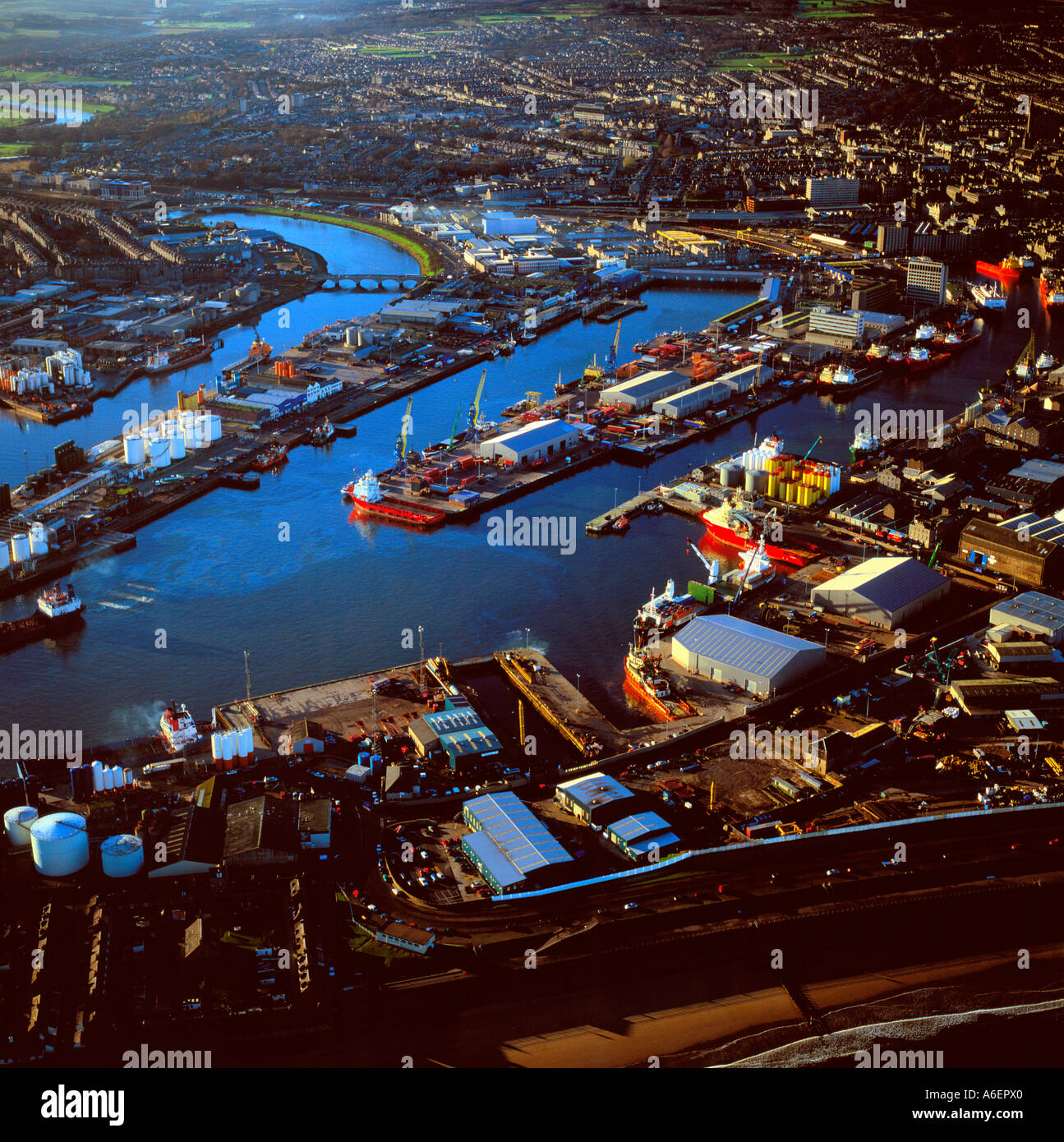 Aberdeen aerial uk hi-res stock photography and images - Alamy