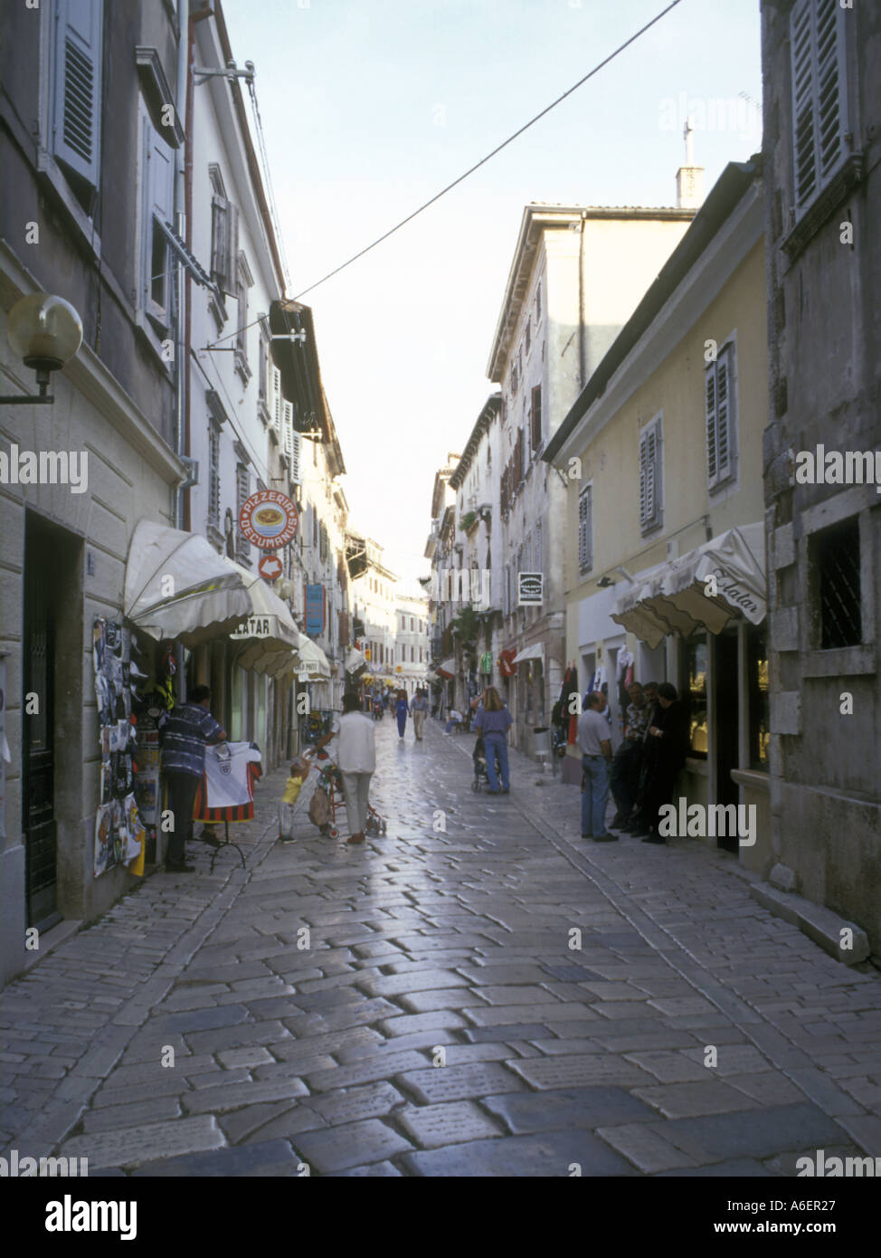 Porec town center in Croatia Stock Photo - Alamy