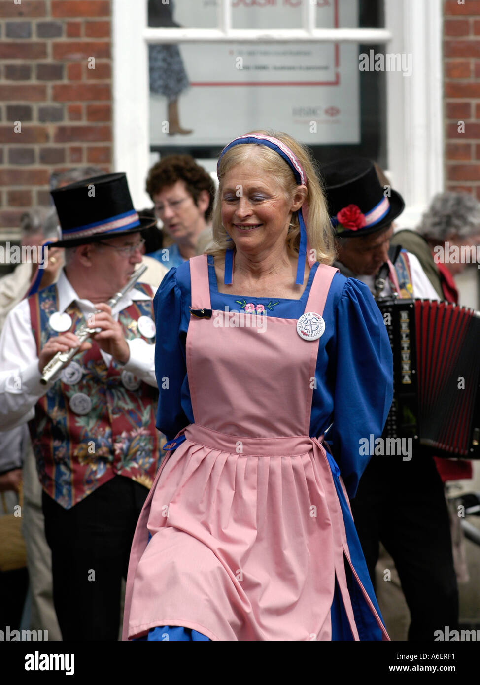 Traditional English Clog Dancing at the Dorset Folk Festival Stock ...