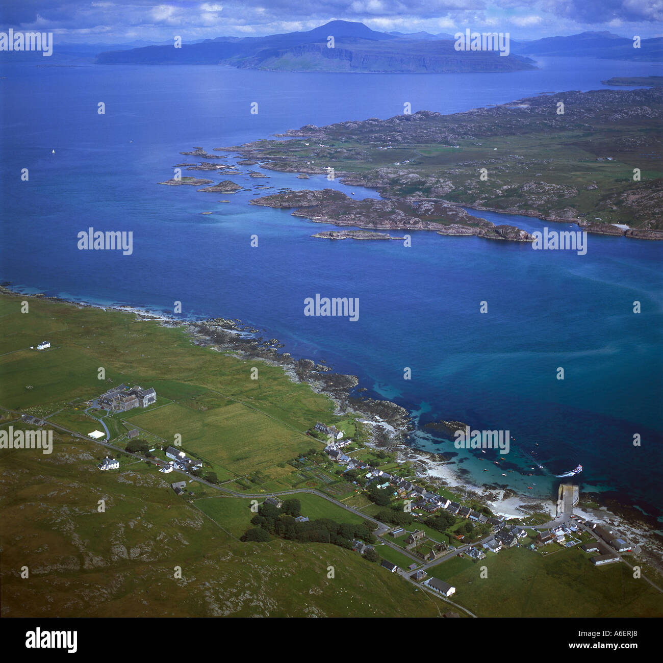 Iona island aerial hi-res stock photography and images - Alamy