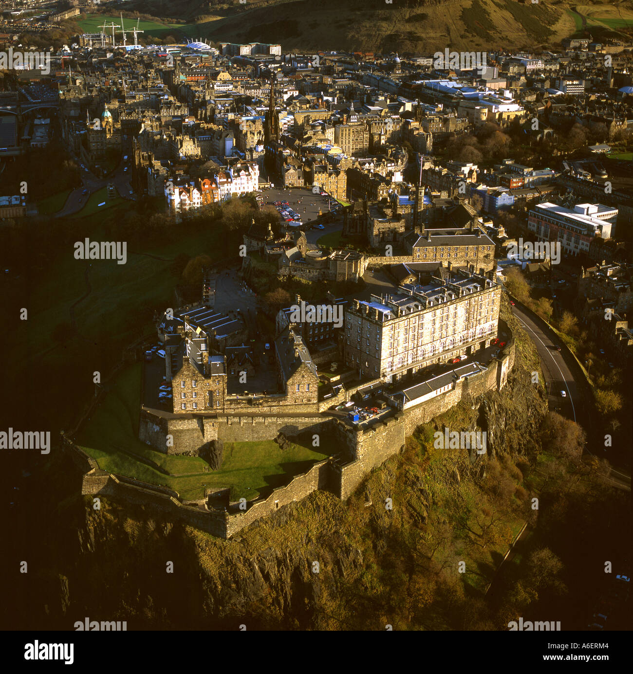 Aerial Photography City Scotland Stock Photos & Aerial Photography City ...