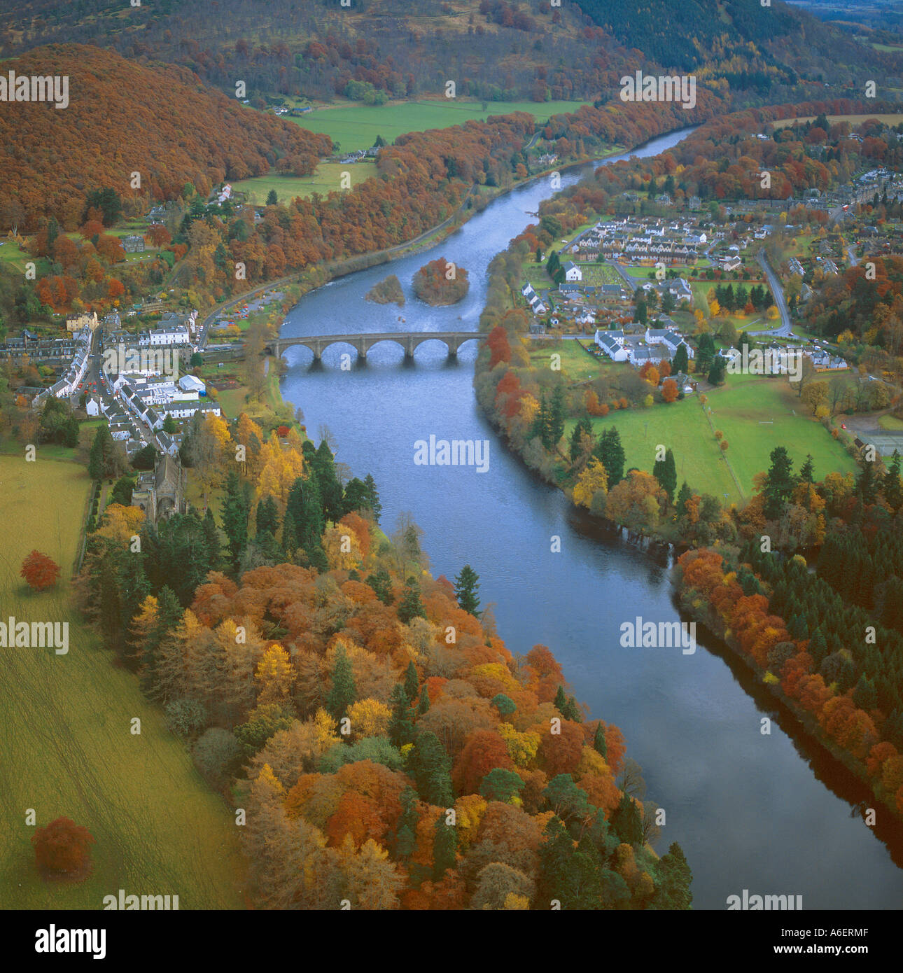 River Tay Scotland Bridge Trees High Resolution Stock Photography and ...