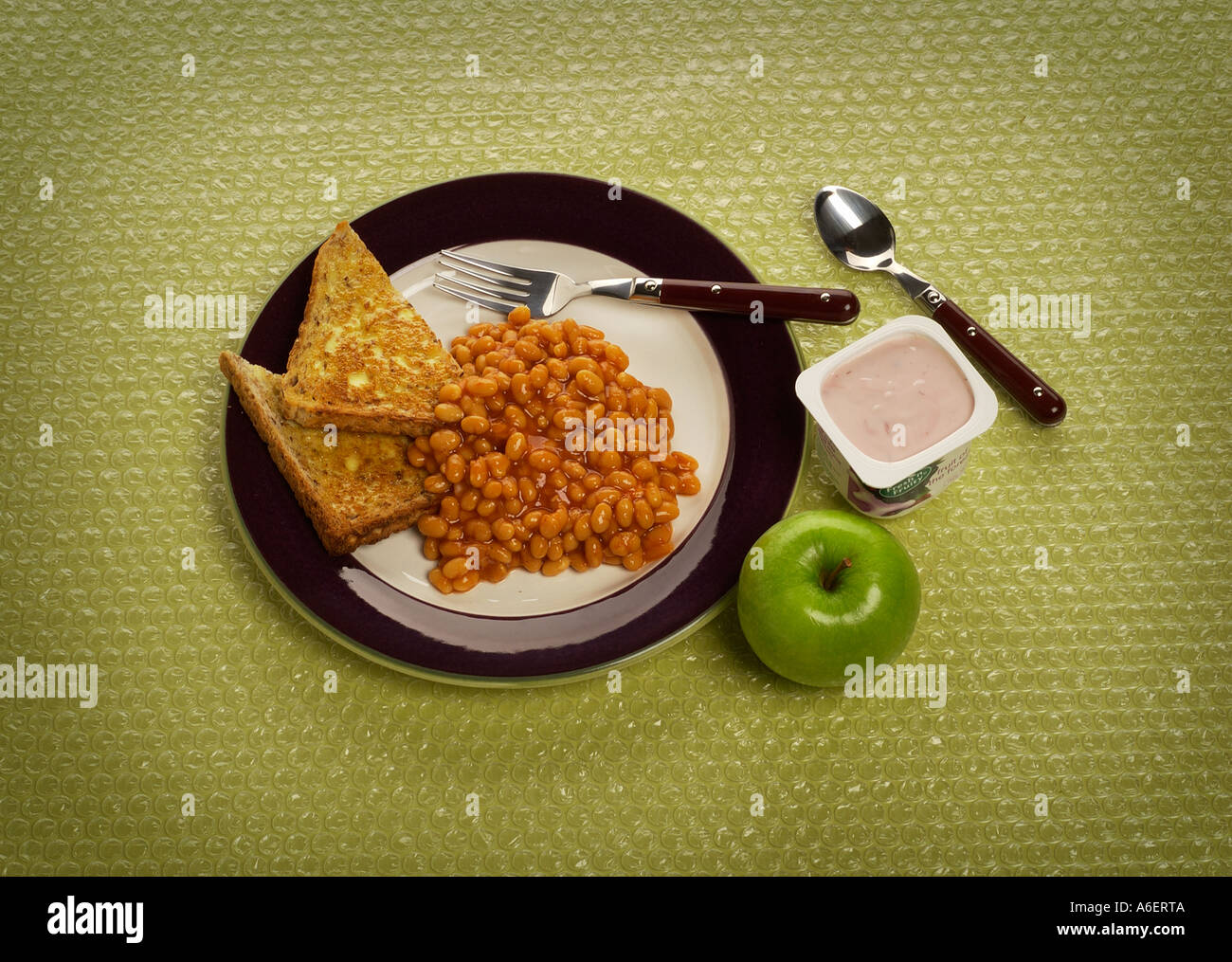 Example showing components of a nutritionally balanced lunch Stock ...