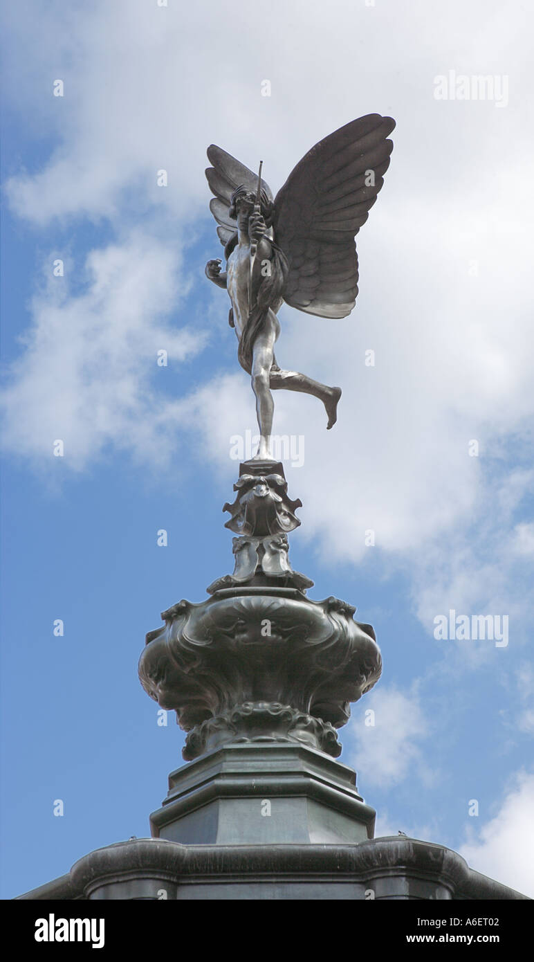 Statue of Eros Piccadilly Circus London England Stock Photo - Alamy