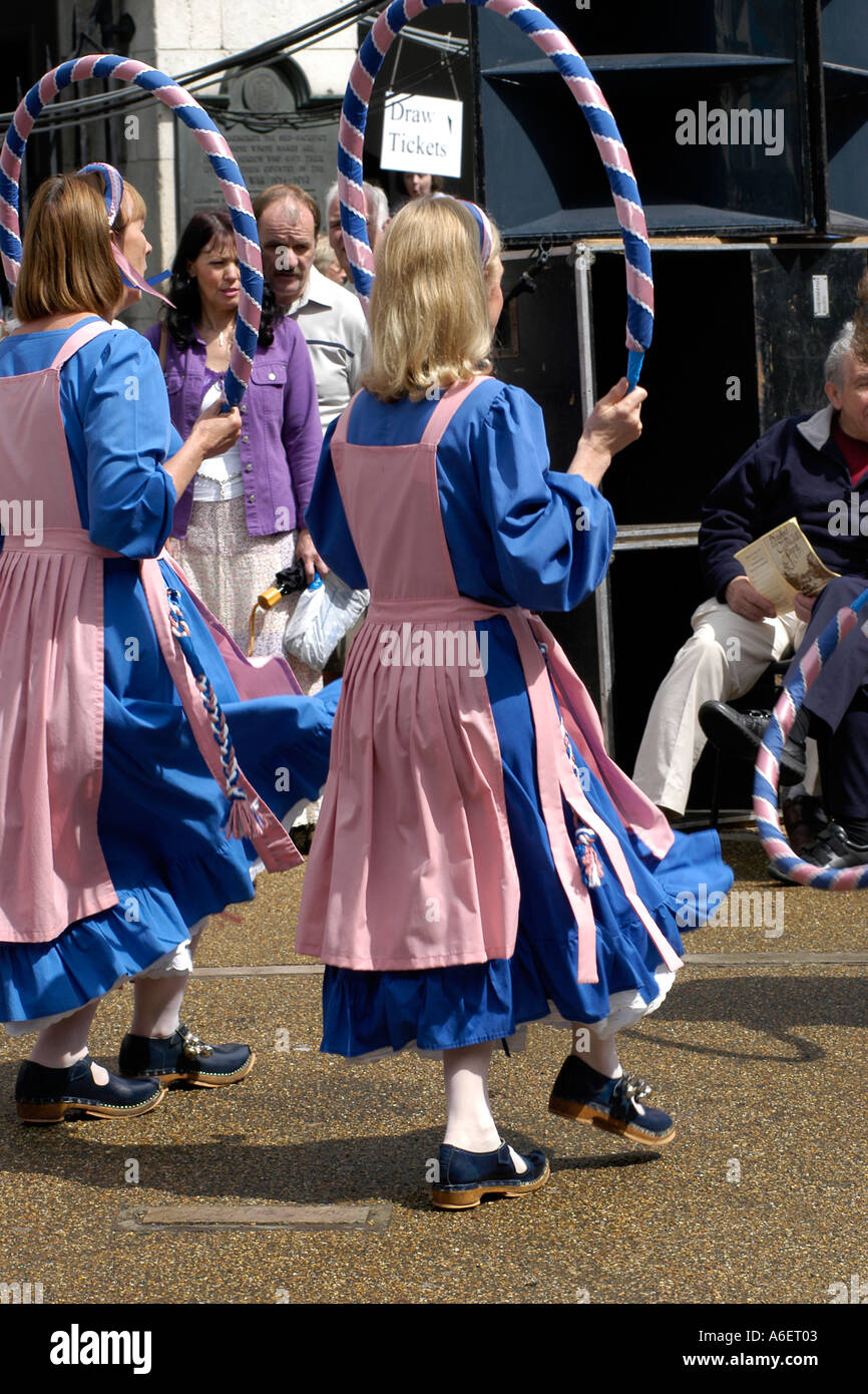 Traditional English Clog Dancing at the Dorset Folk Festival Stock ...