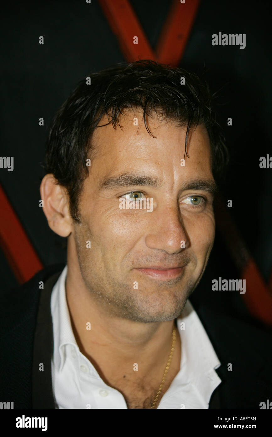British actor Clive Owen, Electric Palace cinema, Harwich, Essex ...