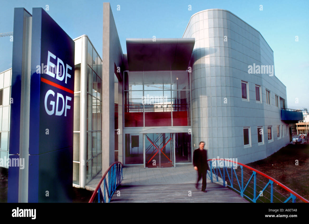 Paris, France, "E.D.F" "Electricité de France Corp" Office Building ...