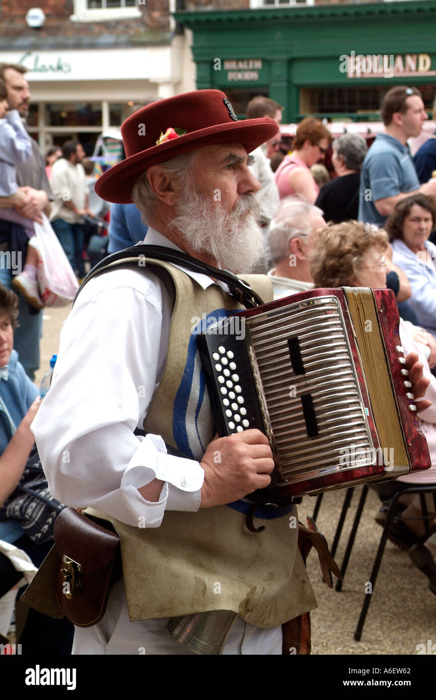 Traditional Morris men Dancers perform a traditional Pagan routine ...