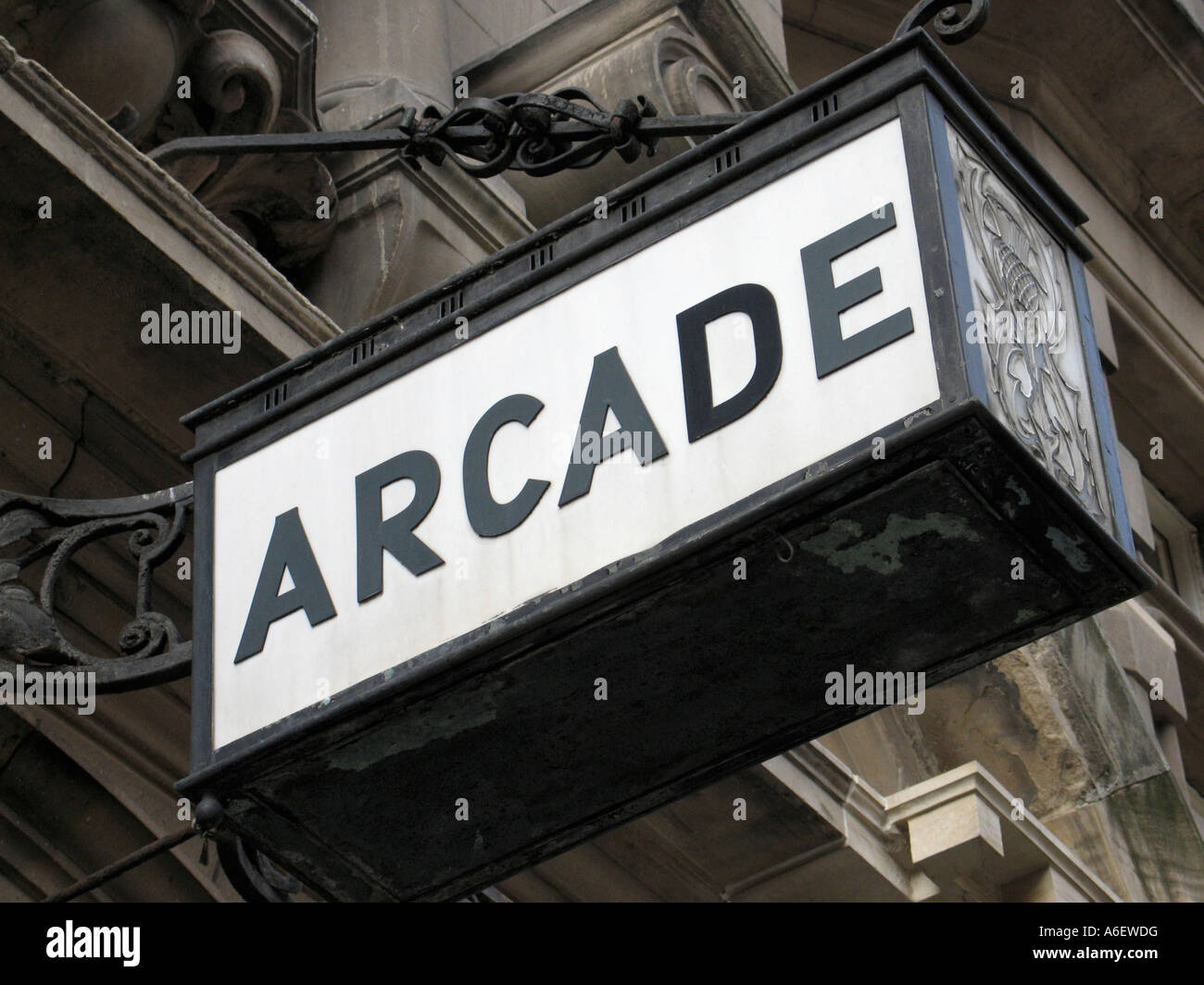 Vintage Shopping Arcade Stock Photos & Vintage Shopping Arcade Stock ...
