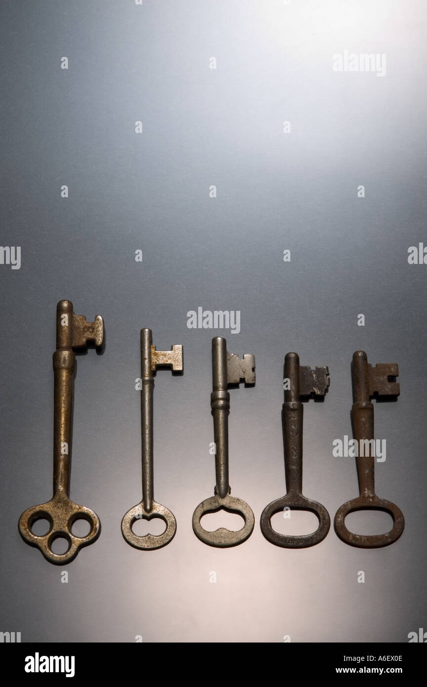 Old Fashion Keys Stock Photo - Alamy