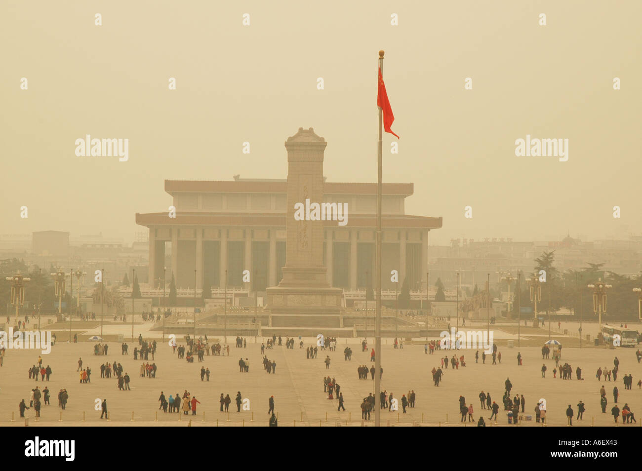 Tienanmen Square at the morning Beijing Stock Photo - Alamy