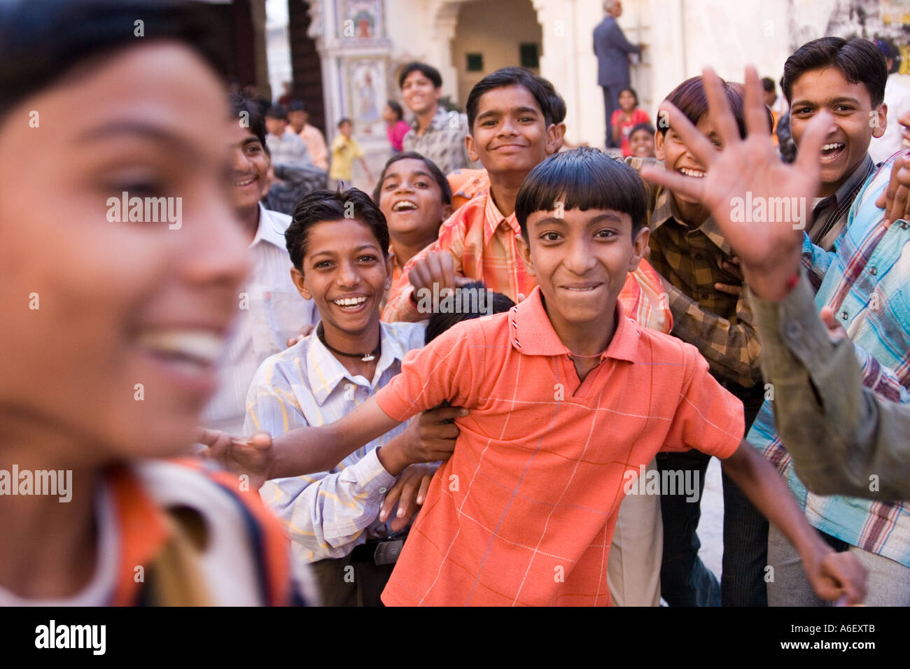 India rajasthan udaipur boys hi-res stock photography and images - Alamy