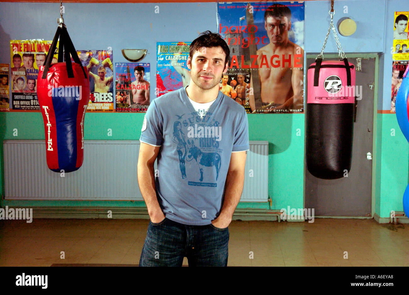Joe Calzaghe undefeated super middleweight boxing world champion ...