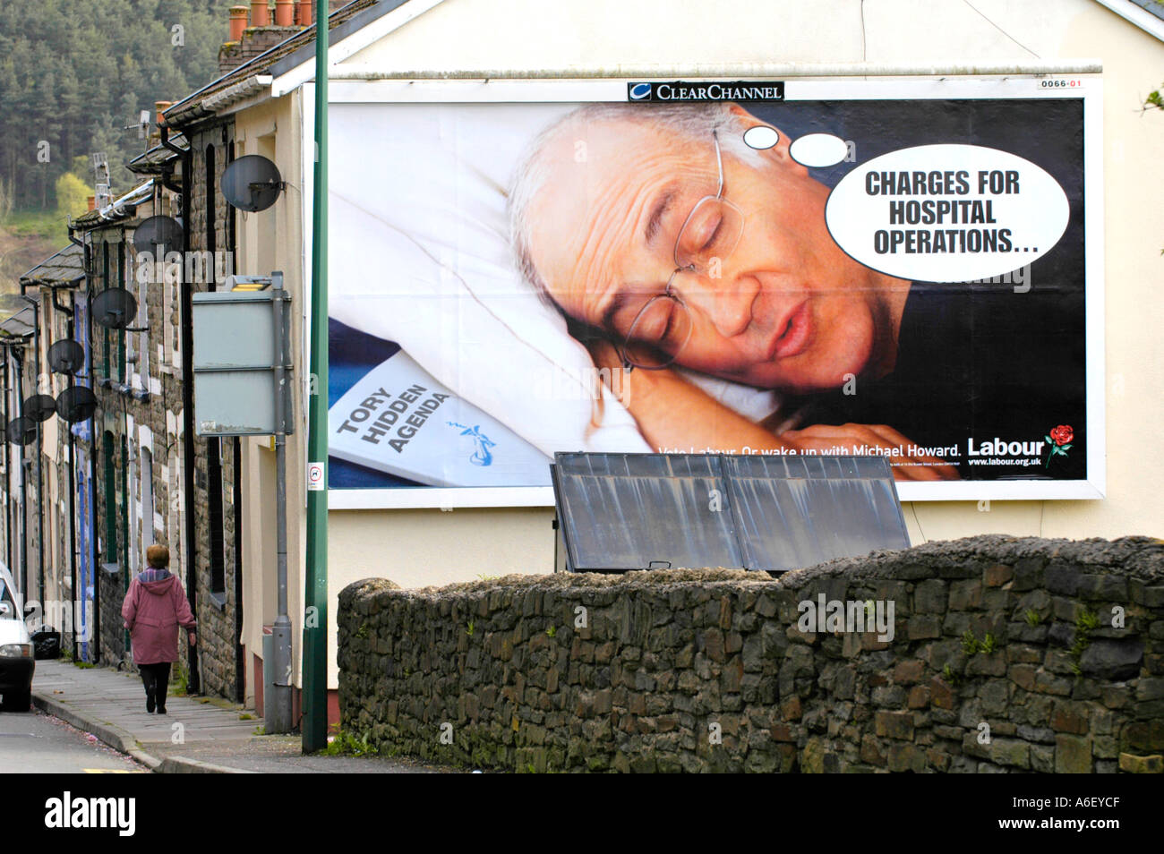Labour Party election poster depicting Conservative leader Michael ...