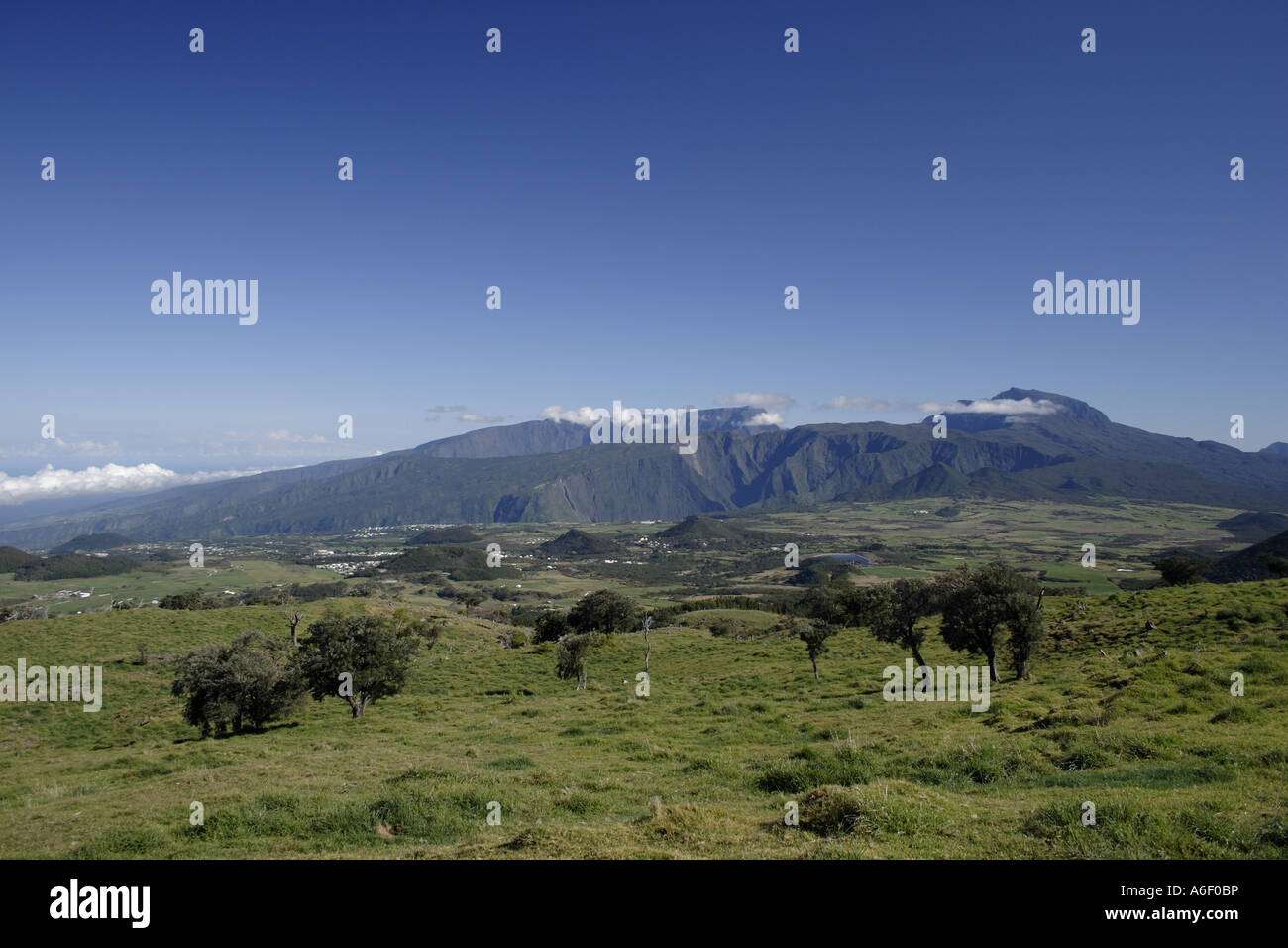 La Reunion volcano Stock Photo - Alamy