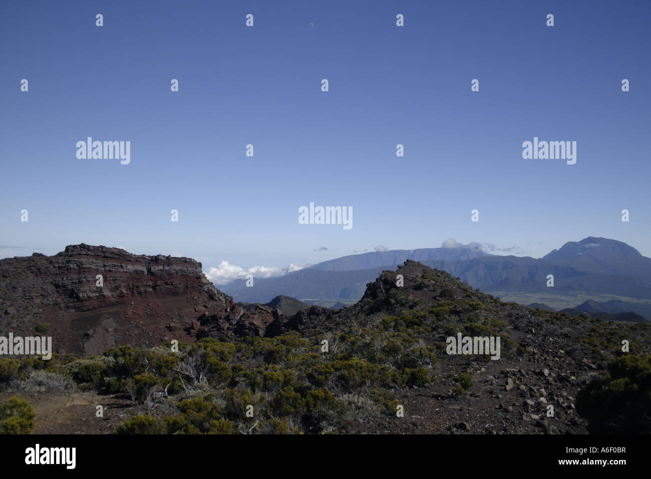 La Reunion volcano Stock Photo - Alamy