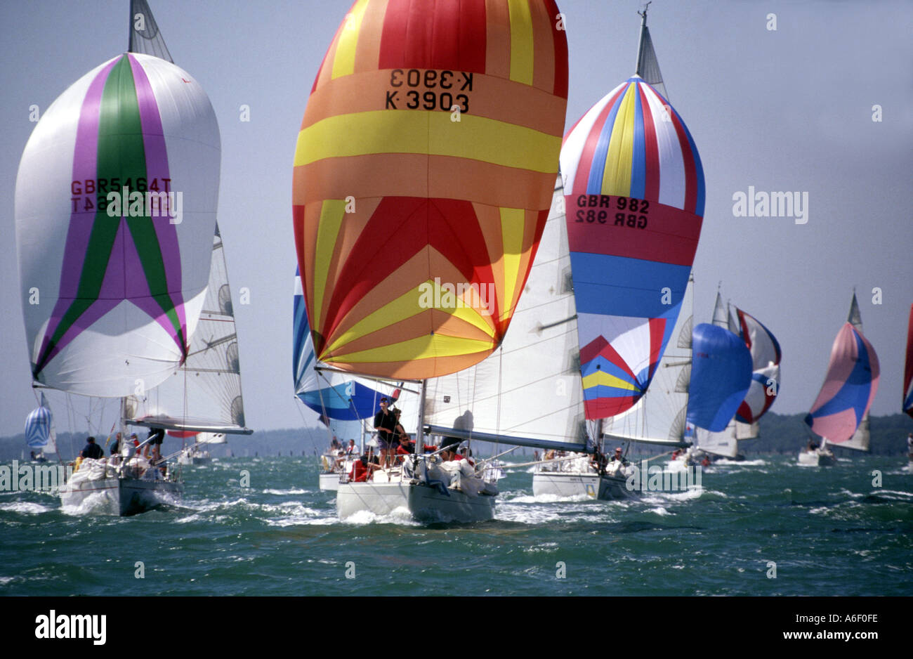 Cowes week sailing hi-res stock photography and images - Alamy