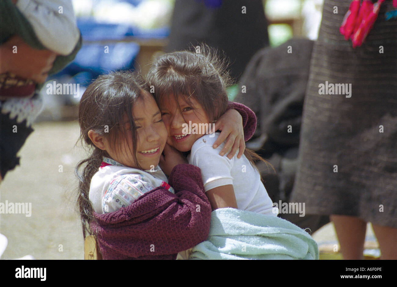 Happy Mexican Children Chiapas Mexico Stock Photo - Alamy