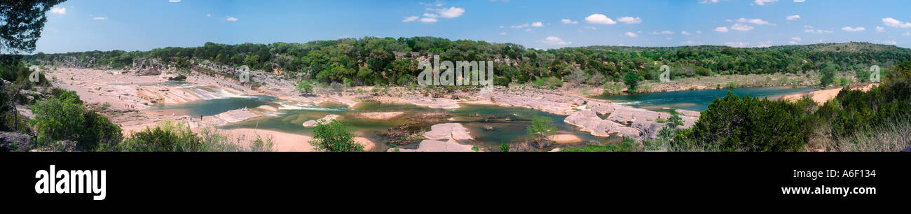 Pedernales river at pedernales falls state park hi-res stock ...