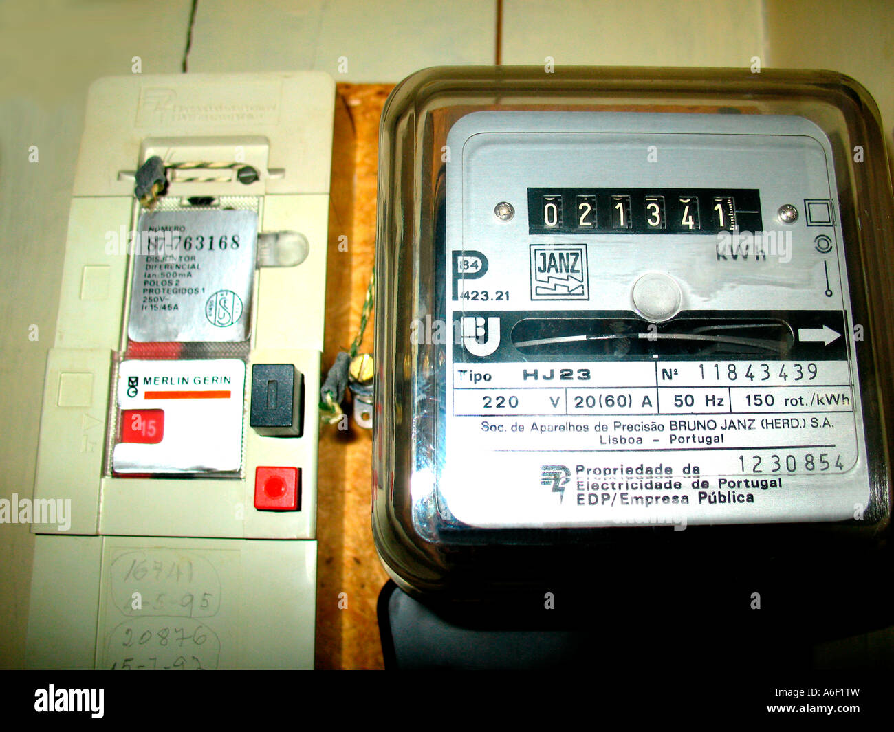 Home electricity meter Stock Photo - Alamy