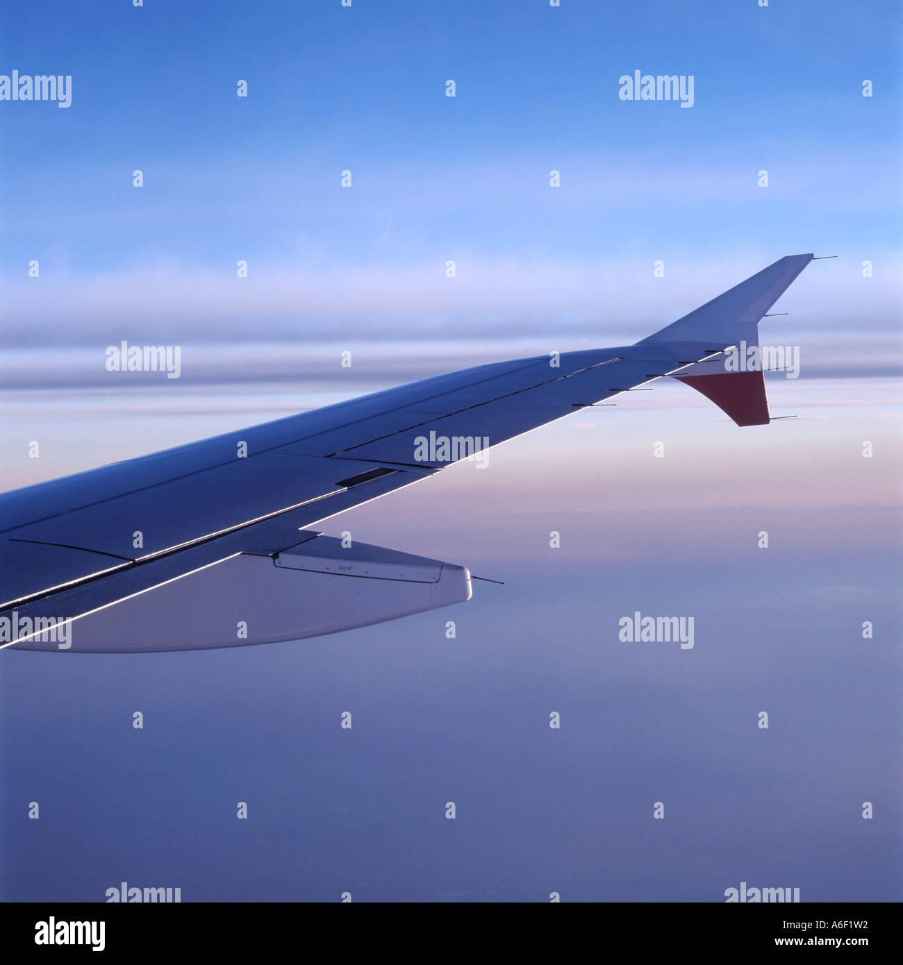 Aircraft wing, Transport Stock Photo - Alamy