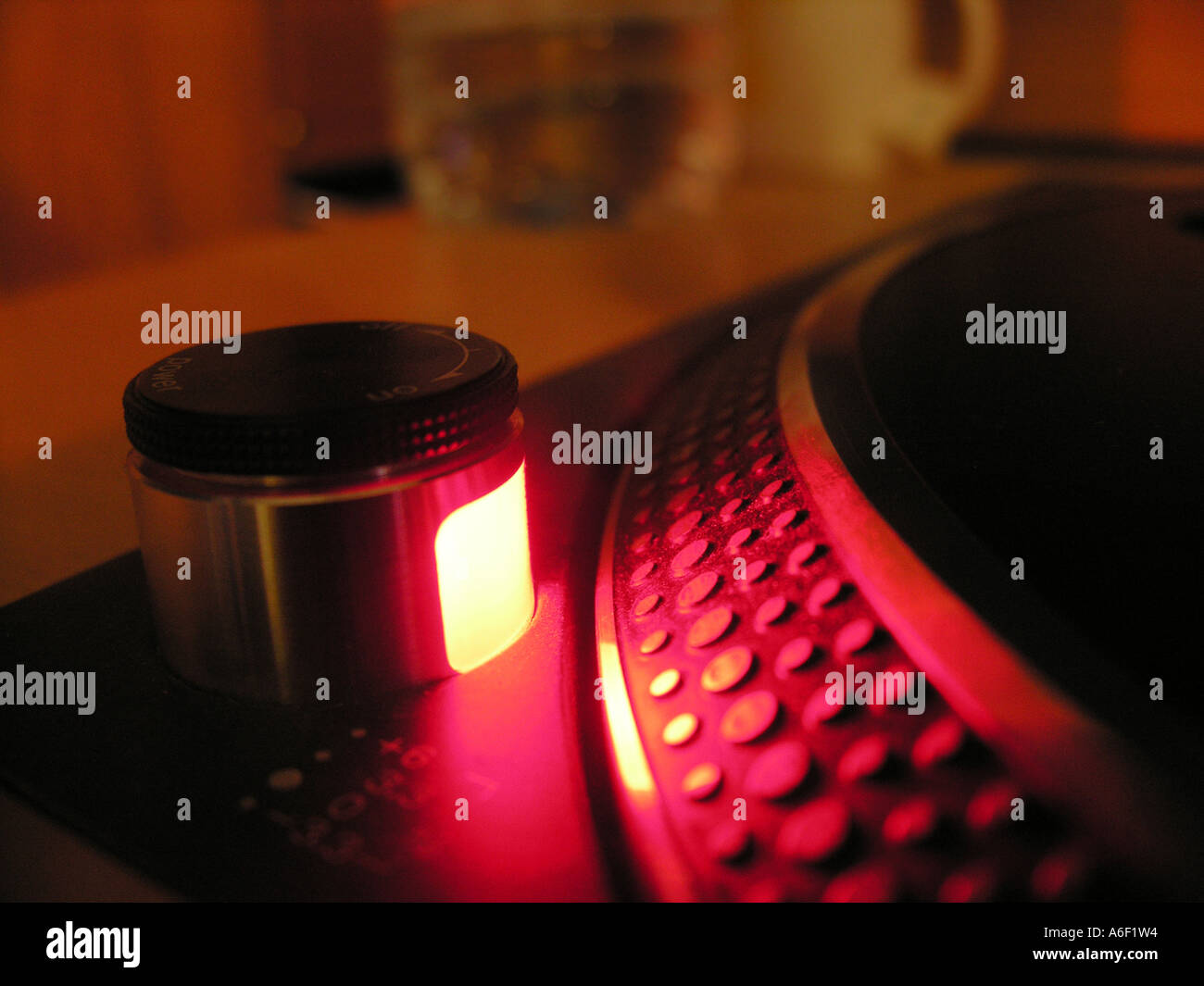 turntable with switch Stock Photo - Alamy