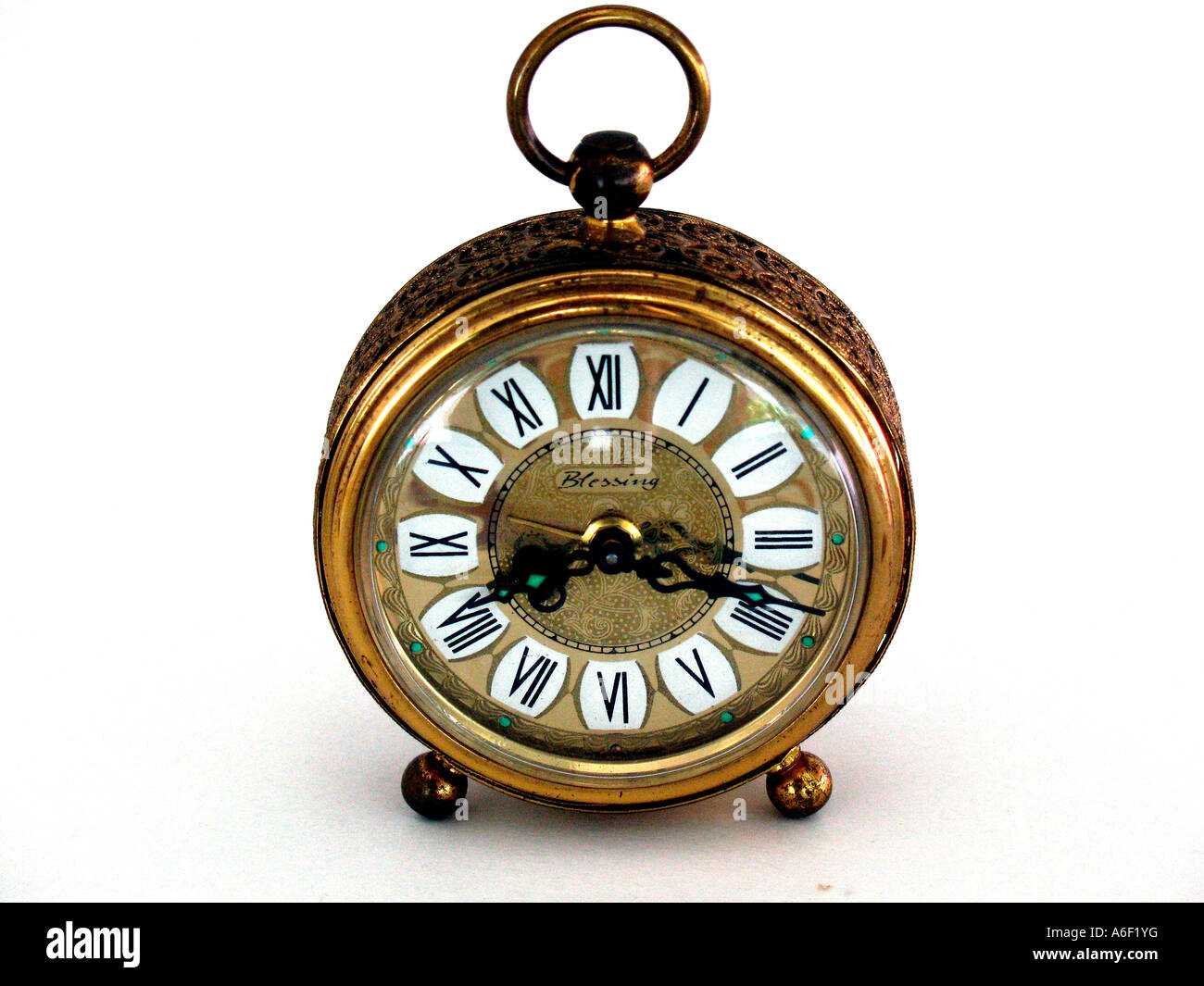 Golden alarm clock hi-res stock photography and images - Alamy