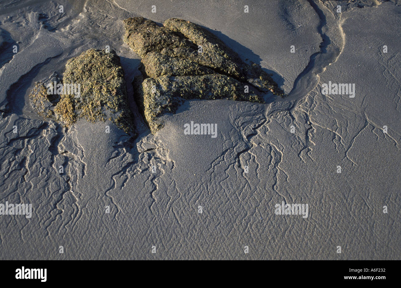 Tide patterns in the sand Stock Photo - Alamy