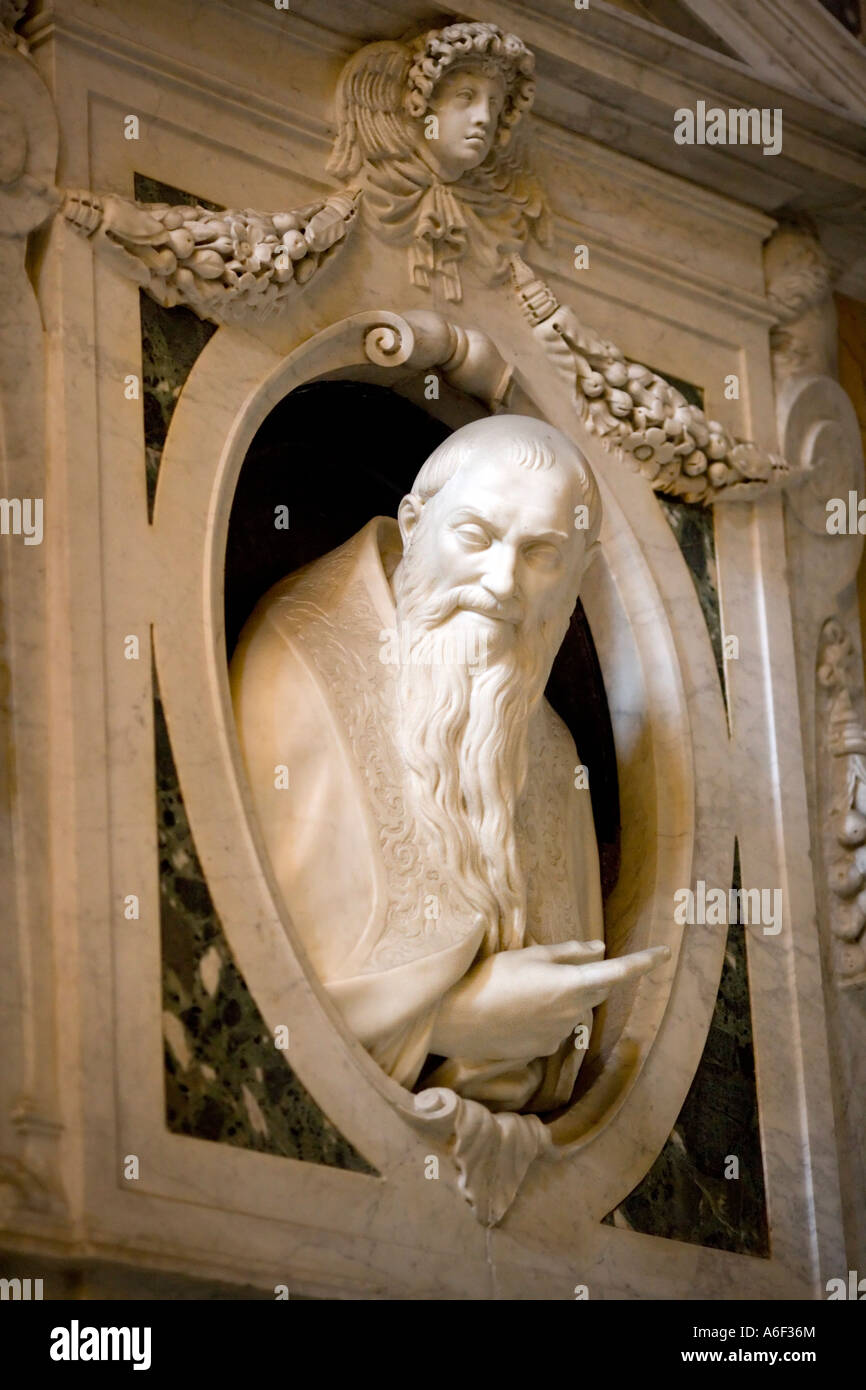 Detail from the Cappella Orsini at the Trinità dei Monti in Rome Stock ...