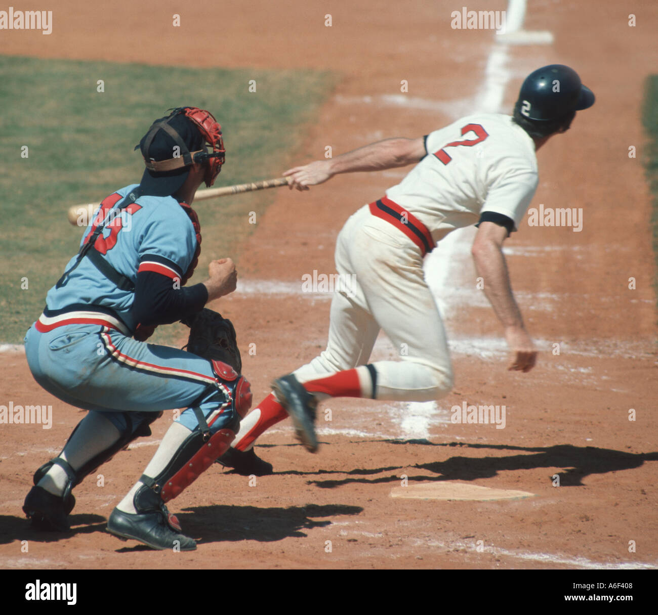 Baseball batter catcher hi-res stock photography and images - Alamy
